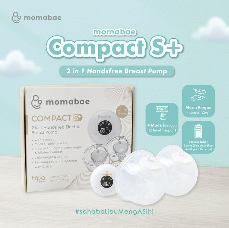 MOMABAE BREASTPUMP COMPACT S+ di Rafli Toys Rent (sewa mainan ...